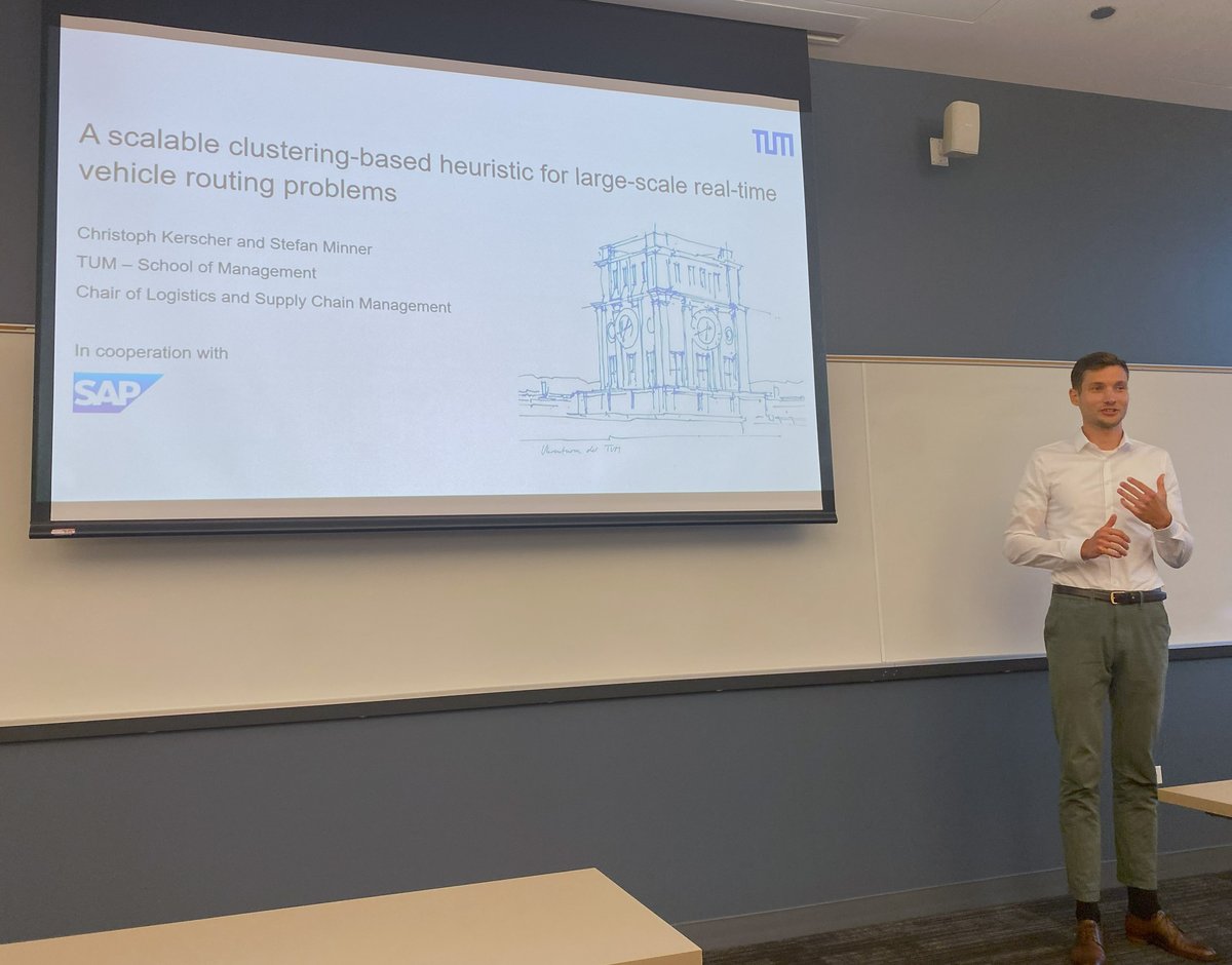 SAP@TUM Collaboration project New Approaches to Vehicle Routing - SAP@TUM Collaboration Lab